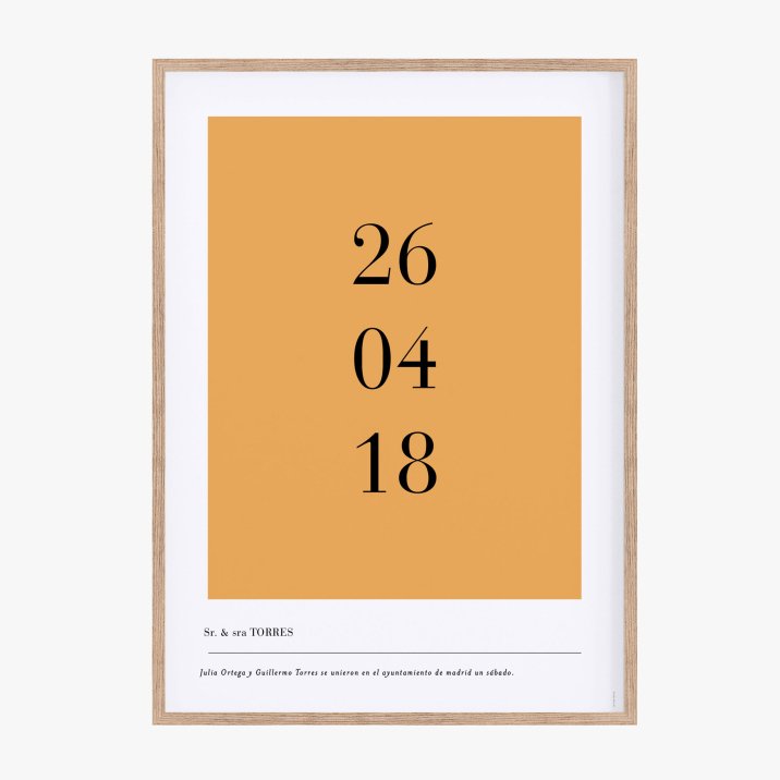 Póster con foto Affiche date | Cottonbird